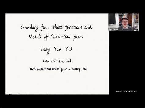 Free Video Secondary Fan Theta Functions And Moduli Of Calabi Yau Pairs From Imsa Class Central