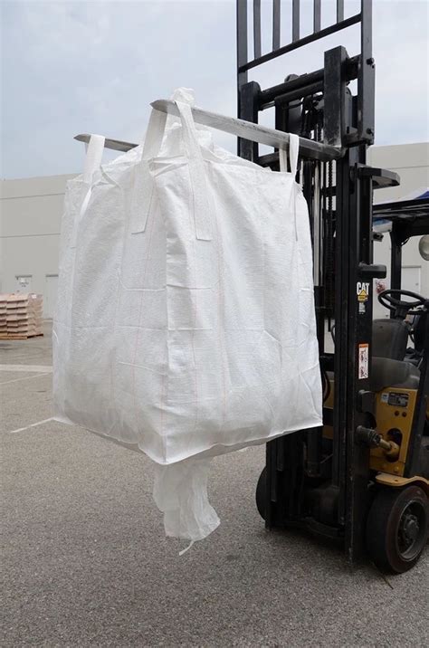 Oem Fibc Bags Stacking Containers Super Top Spout Bulk Bag Firewood