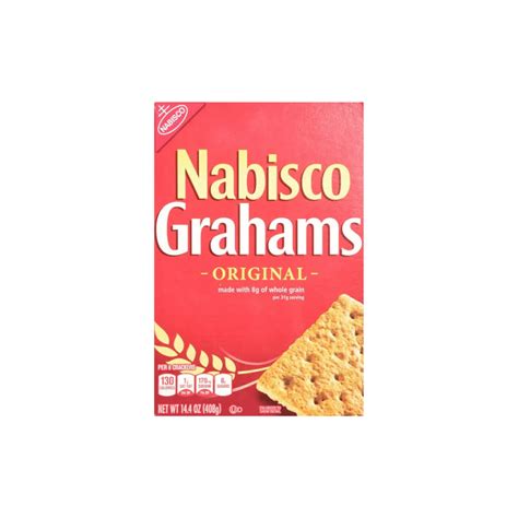 Buy Nabisco Grahams Original Whole Grain Crackers 408g Healthy Snack