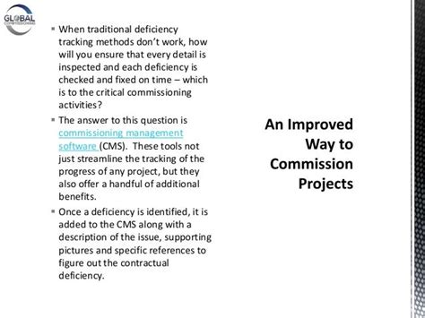 Improve Deficiency Tracking With Commissioning Software Tools Pptx