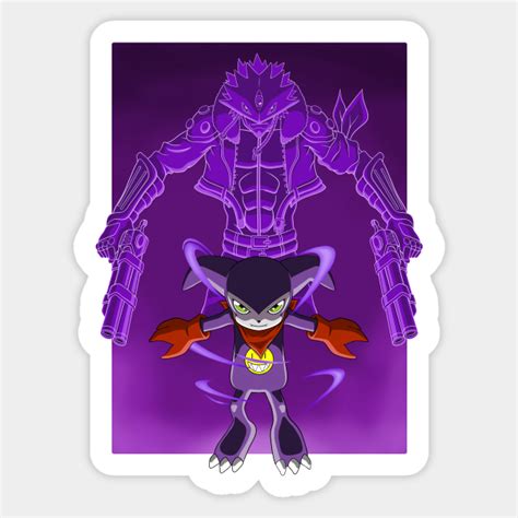 Impmon Digivolution Digimon Tamers Sticker Teepublic
