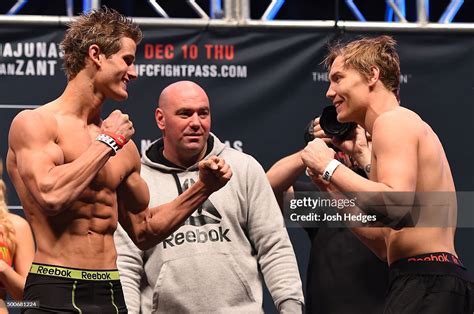Opponents Sage Northcutt And Cody Pfister Face Off During The Ufc
