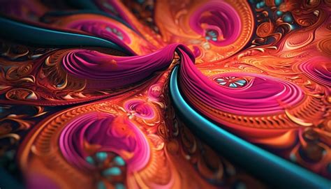 Premium Photo A Colorful Background With A Swirly Pattern