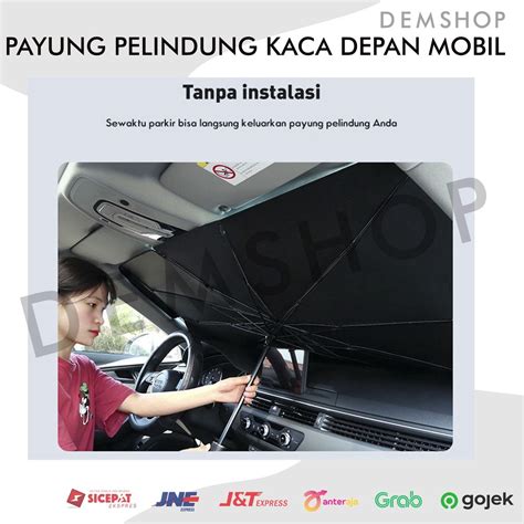 jual terkini payung an pelinung penutup kaa epan mbil ari sinar