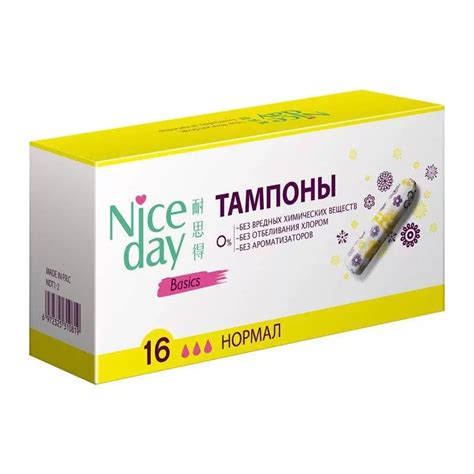 Тампоны NiceDay | отзывы