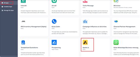 Apollo Io Integrations With Kylas CRM A Step By Step Guide