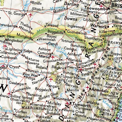 Australia Classic Map By National Geographic Avenza Maps