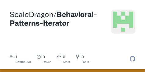 Github Scaledragonbehavioral Patterns Iterator
