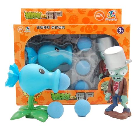 Plants Vs Zombies Toys Collection Game Cartoon Plastic Figures
