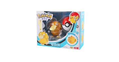 ‍psyduck Con Pokeball Figura De Acción Pokemon