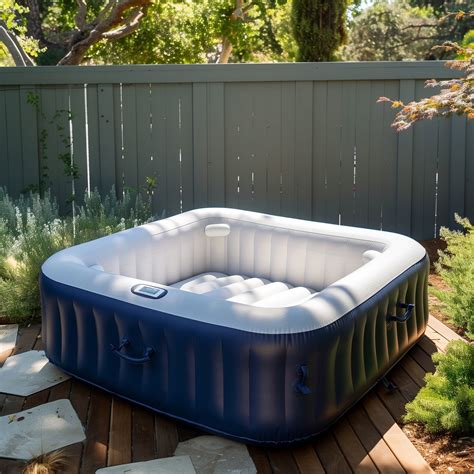Portable Outdoor Spa Inflatable Round Hot Spa 73 X 73 Large Size