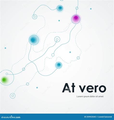 Abstract Graphic Design With Connection Background Vector Color Illustration Structure Stock