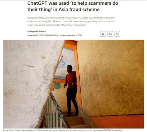 ထိုင်းနယ်စပ် ကျားဖျန့်တို့ လိမ်လည်ရာတွင် Chat Gpt ကို အသုံးပြုနေ