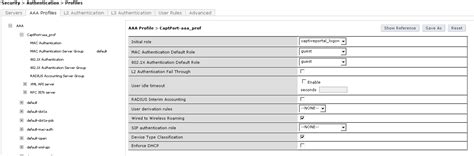 Step By Step Controller Cppm 6 5 Captive Portal Authentication With Mac Caching Mar15 Mhc