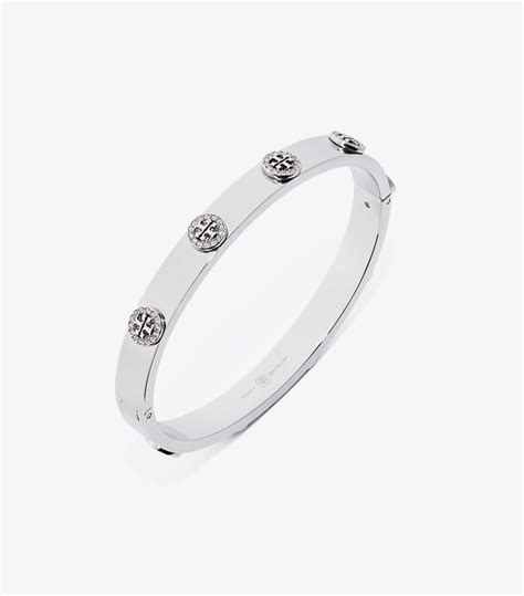 Miller Stud Pav Hinge Bracelet Women S Designer Bracelets Tory Burch