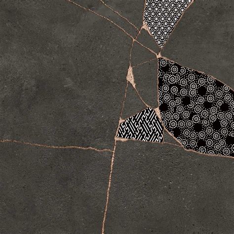 Fioranese Kintsugi Japan Hibi Darkness Ktj600r PŁytka Gresowa 604x604