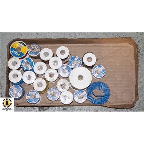 Large Flat Of New Small Wire Spools Kastner Auctions