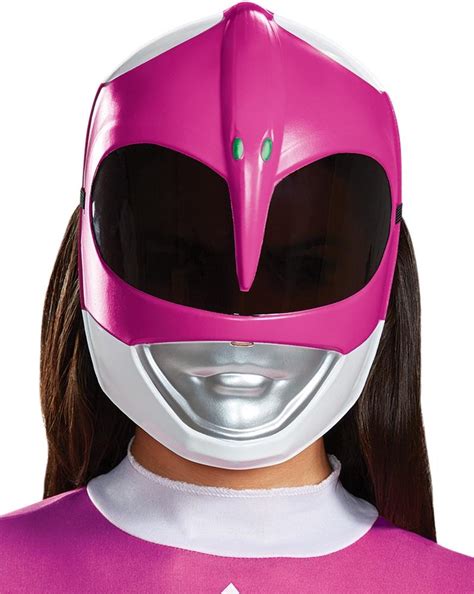 Mighty Morphin Power Rangers Pink Ranger Adult Mask Discount Party