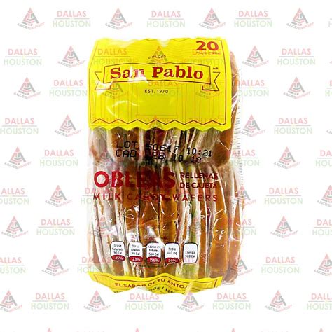 San Pablo Mini Obleas 20pc 4 Aces Import