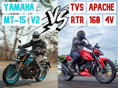 Yamaha Mt 15 V2 Vs Tvs Apache Rtr 160 4v Real World Performance