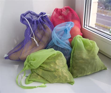 Многоразовые фасовочные мешочки для продуктов