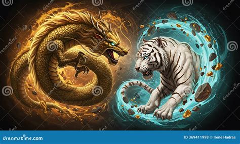 White Tiger Vs Dragon