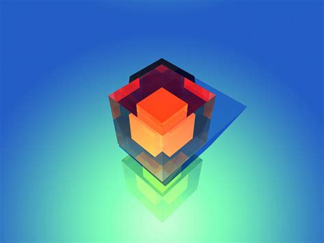 다채로운 추상 루빅 큐브 예술 디자인시사