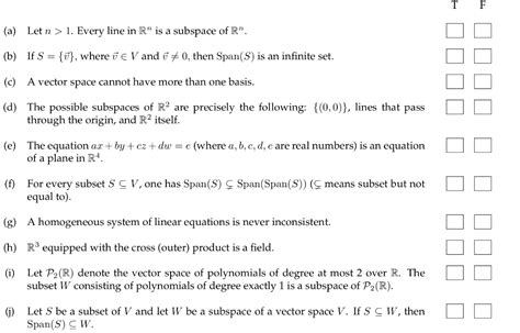 solved a let n 1 every line in rn is a subspace of rn