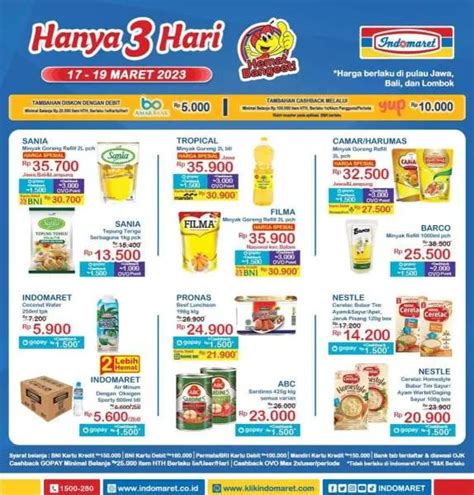 Promo JSM Indomaret 17 19 Maret 2023 Aneka Produk Harga Lebih Ekonomis