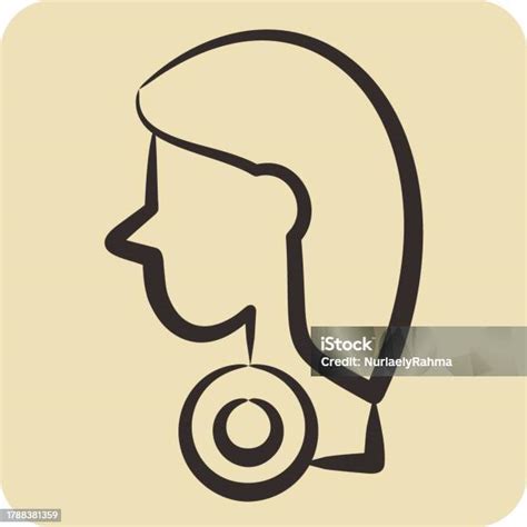 Icône Douloureuse Lié Au Symbole De La Douleur Corporelle Style Dessiné