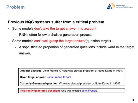 Improving Neural Question Generation Using Answer Separation Ppt