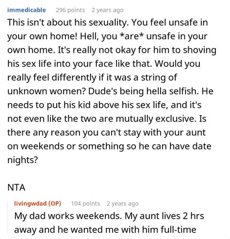 Teen Tells Dad Hell Leave The House If He Wont Stop Bringing Random