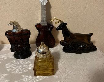 Lot Of 4 Vintage Avon Perfume And Cologne Bottles Etsy