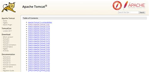 Apache Tomcat 脆弱性に関する注意喚起cve 2017 12615 および Cve 2017 12616 ウィルス