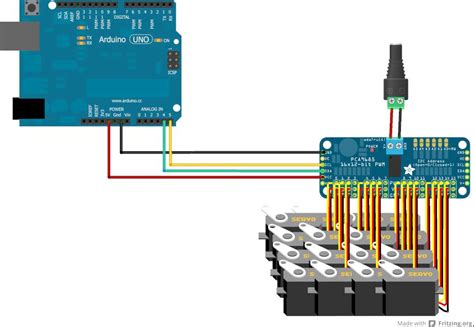 Channel Bit Pwm Servo Driver With I C Interface Maker Store