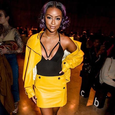 Justine Skye Stuns At Topshop Unique Show In London Celebrities Nigeria
