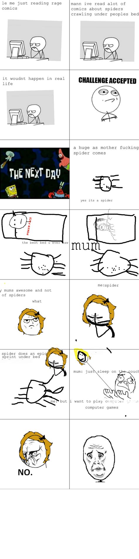 Fucking Spiders Rragecomics