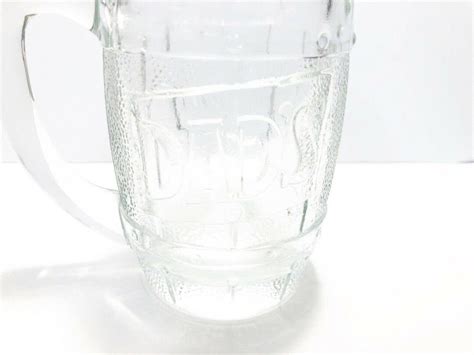 Vintage Dads Root Beer Logo Soda Pop Collectible Heavy Clear 11oz Glass