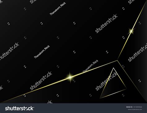 Abstract Polygonal Pattern Luxury Golden Line Stock Vector Royalty Free 1413459326 Shutterstock