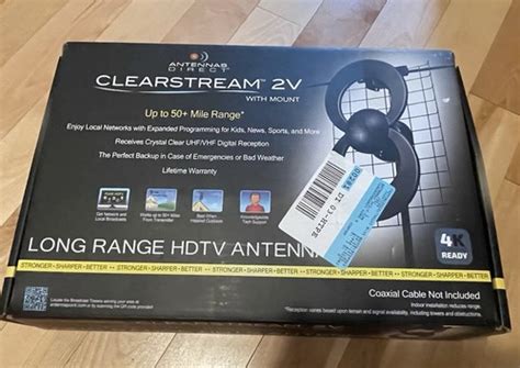 Antennas Direct C2 Cjm Clearstream 2v Indoor Outdoor Uhf Vhf 4k Hd Tv Antenna Ebay