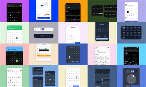 calendar ui design in figma date picker best practices and inspiration