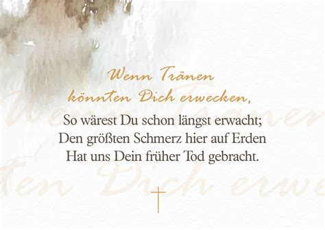 Heft Zusammensetzen ich war überrascht beerdigungsspruch für karte