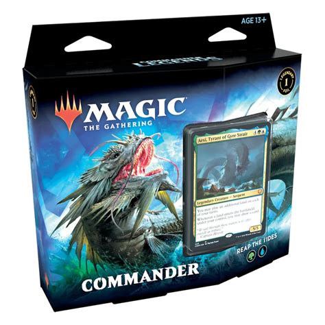 Mtg Commander Legends Commander Deck Reap The Tides Trading Card