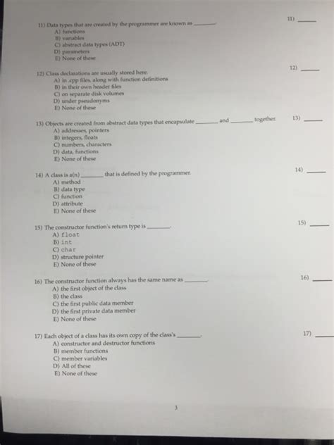 Solved Data Types That Aretreated By The Programmer Are