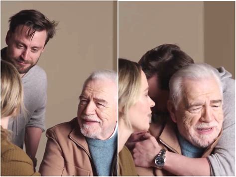 ‘are You Grumpy Today Kieran Culkin Crashes Brian Cox And Emily