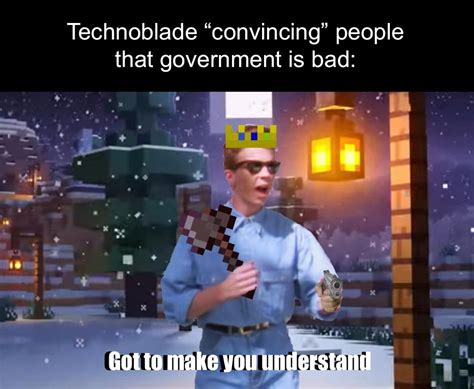 I Had To Make At Least One Rick Roll Meme R Technoblade