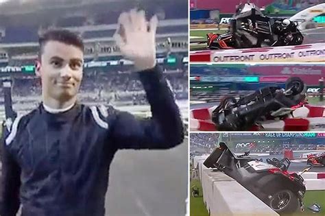 Pascal Wehrlein Flips His Car Upside Down And Crashes It Into Concrete