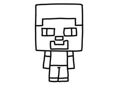 Cash And Nico Minecraft Coloring Pages