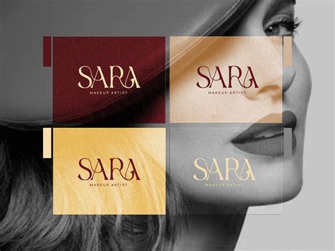 Sara Makeup Artist Visual Identity 5 Images Behance