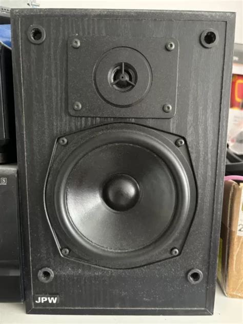 Pair Of Jpw Mini Monitor Speakers In Black Ash £0 99 Picclick Uk